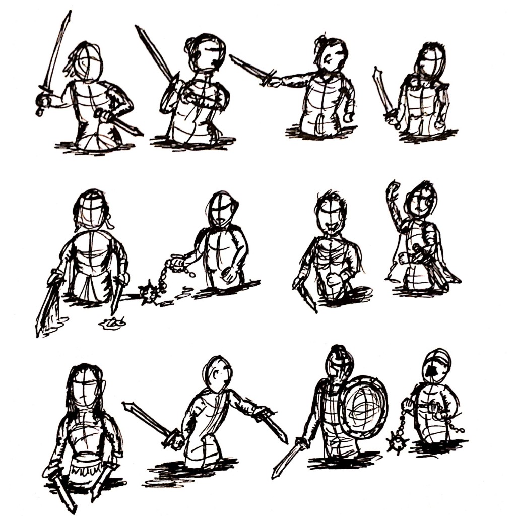 Weapon Poses Drawing By Daniel Gräfen Doodle Addicts 