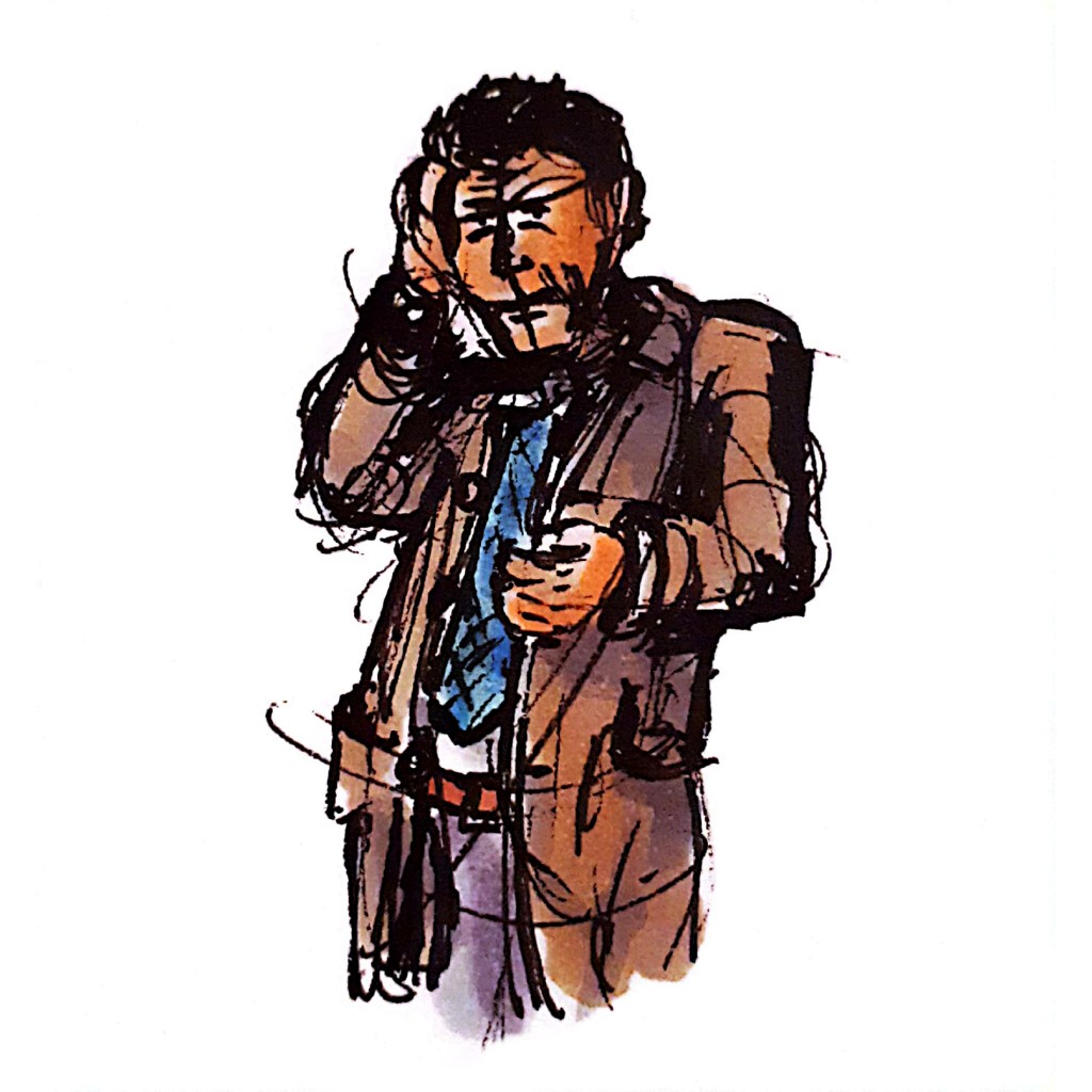 Columbo drawing by Daniel Gräfen | Doodle Addicts
