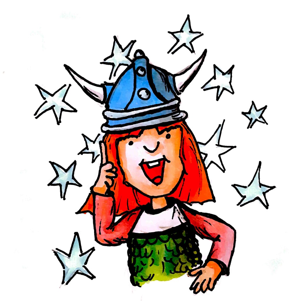 Vicky the Viking drawing by Daniel Gräfen | Doodle Addicts