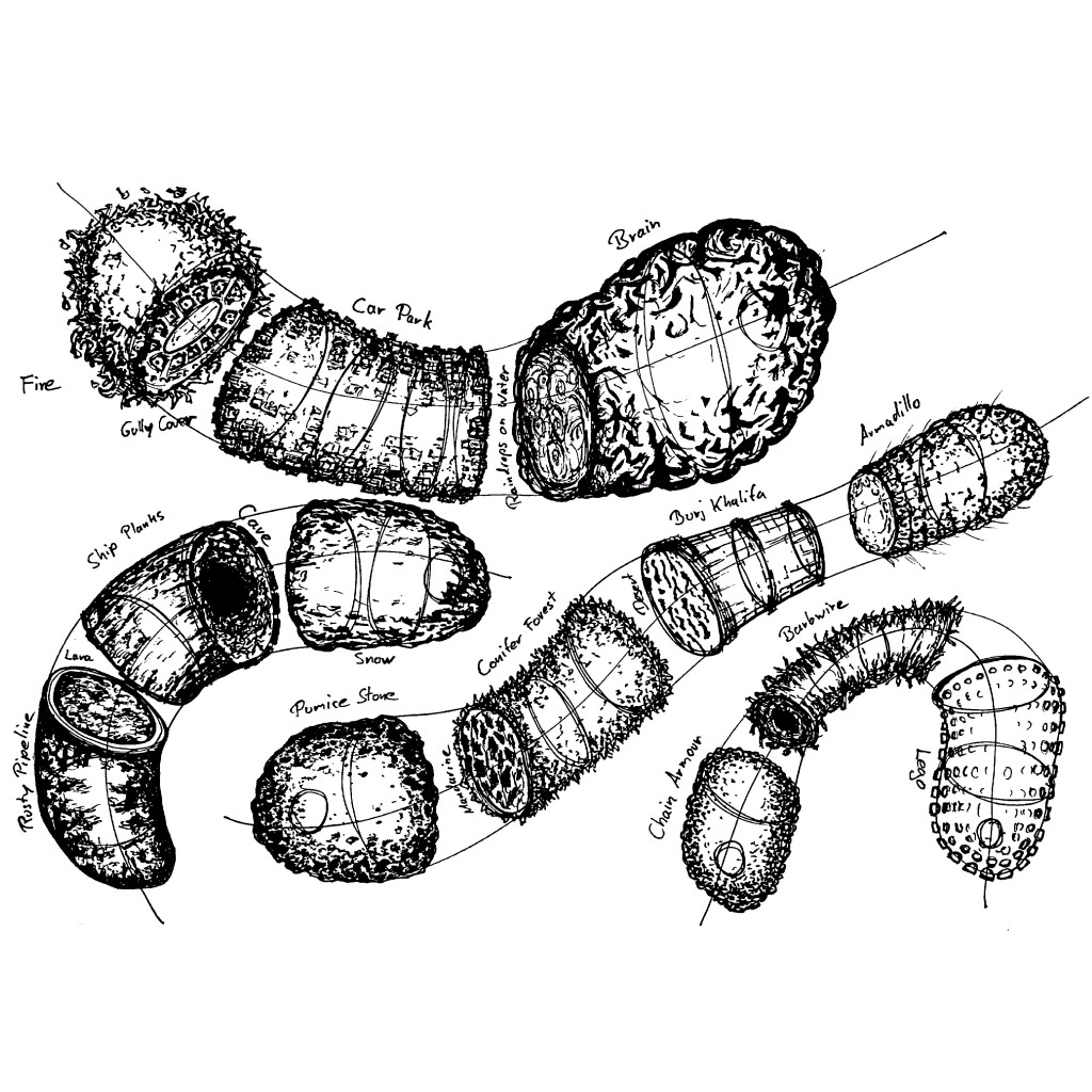 Texture Exercise 2 drawing by Daniel Gräfen | Doodle Addicts