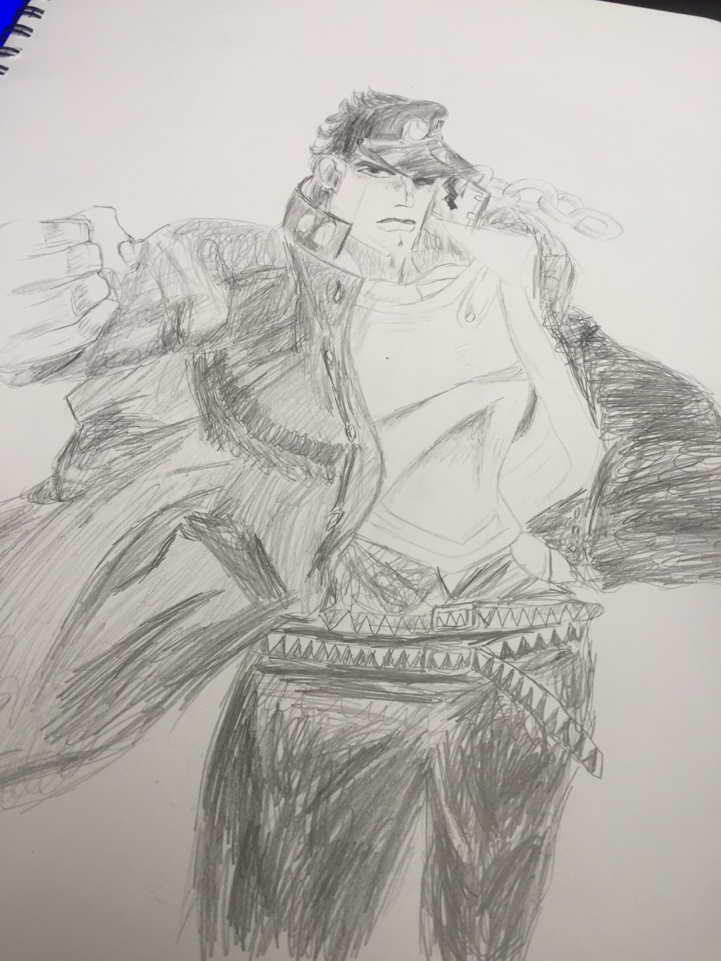 Jotaro drawing by KrystalKreations | Doodle Addicts