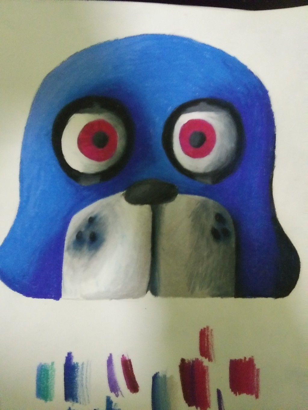 Nondescript Bonnie Mask drawing by Richard/Corvid | Doodle Addicts
