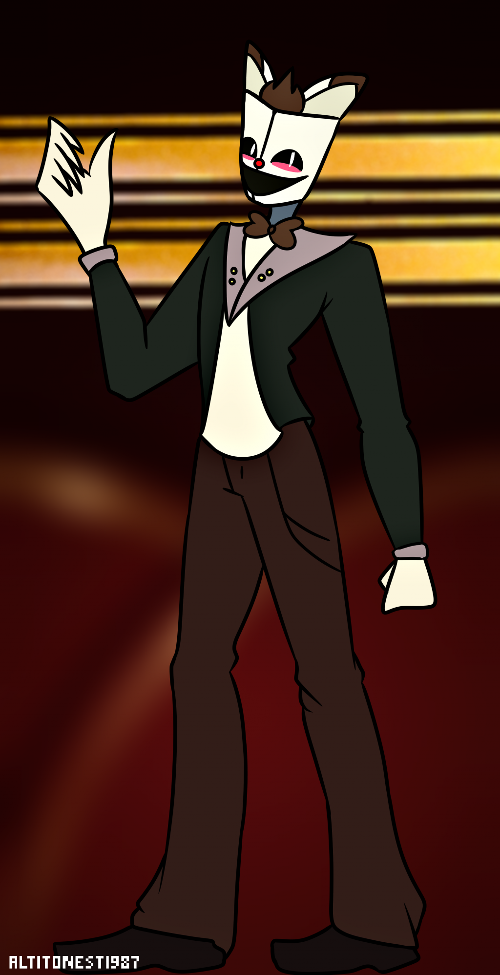 Ace, the Dellusion Concierge drawing by Richy | Doodle Addicts