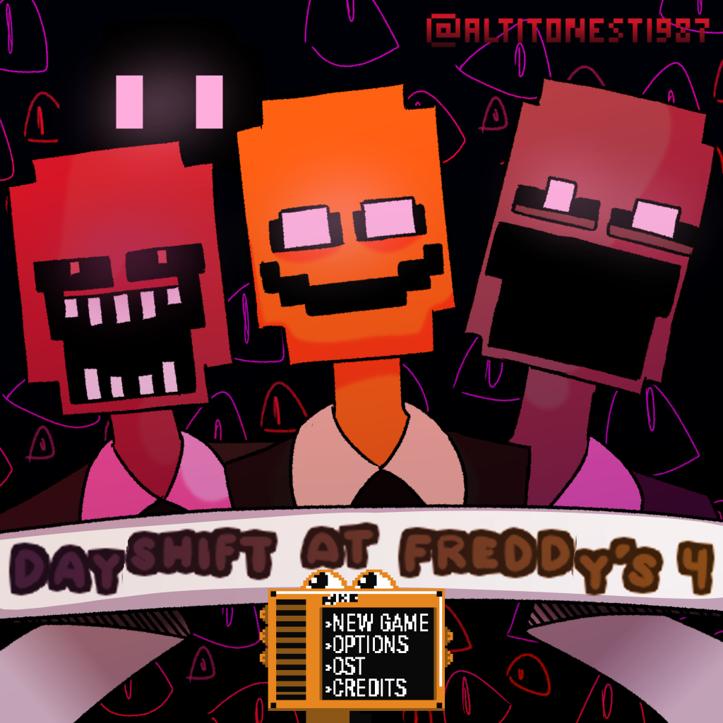 Dsaf 4 Title Screen drawing by Richy | Doodle Addicts
