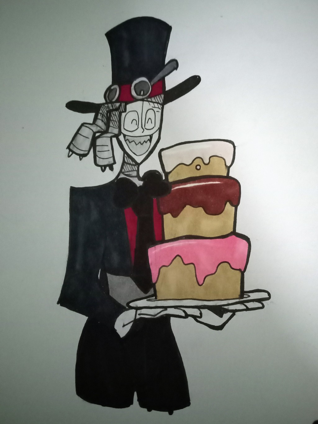 Cake Jester!!!! drawing by Richard/Corvid | Doodle Addicts