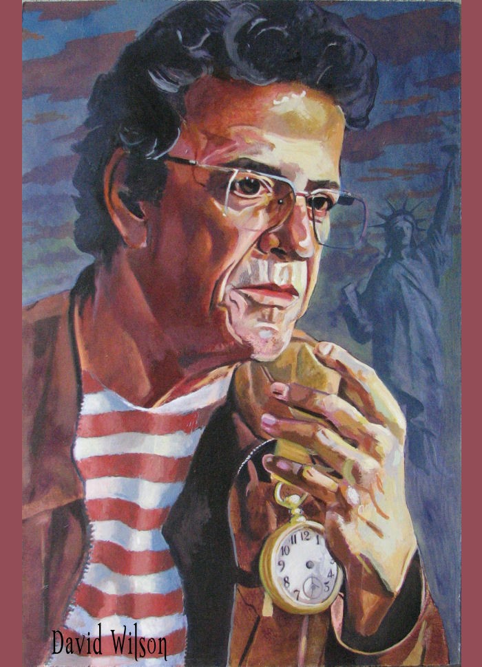 'Lou Reed' drawing by David Wilson | Doodle Addicts