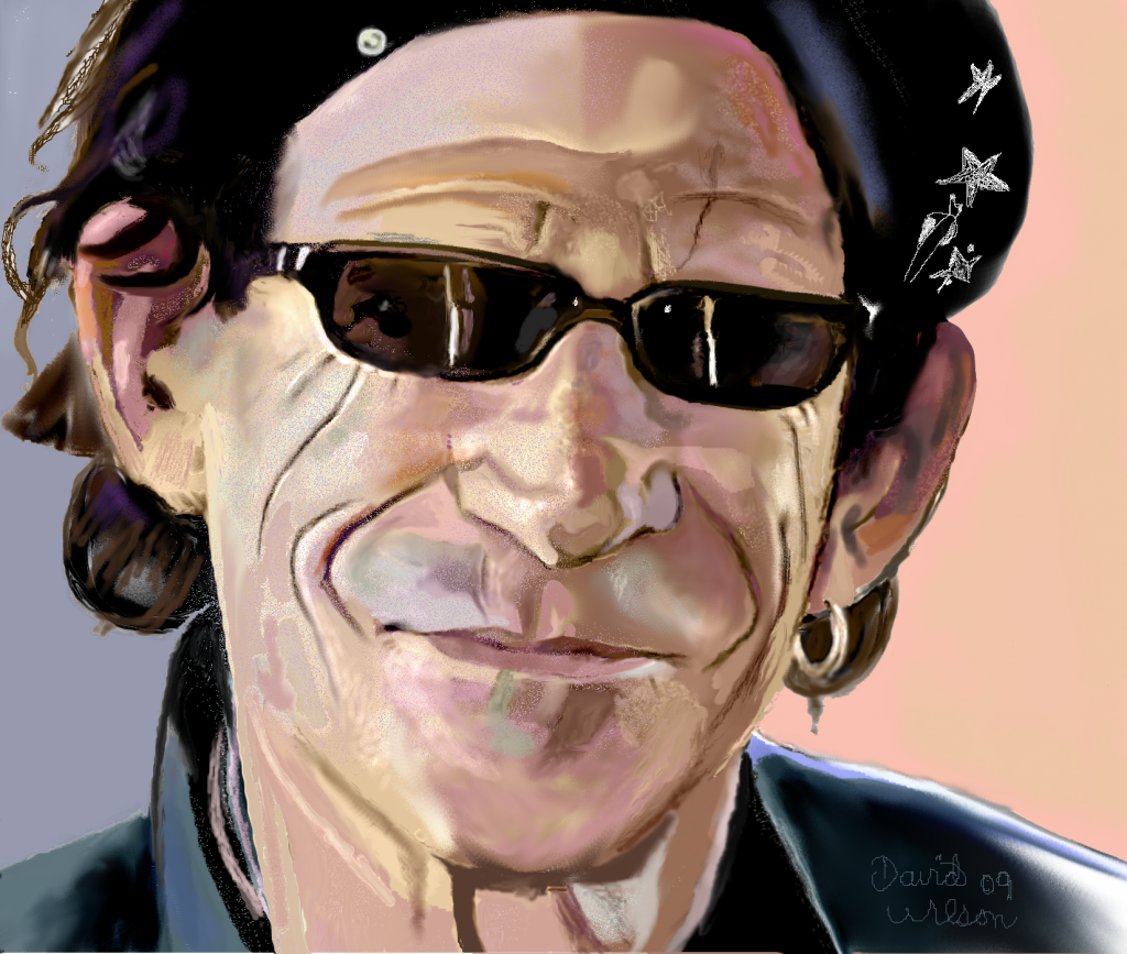 Keith Richards drawing by David Wilson | Doodle Addicts