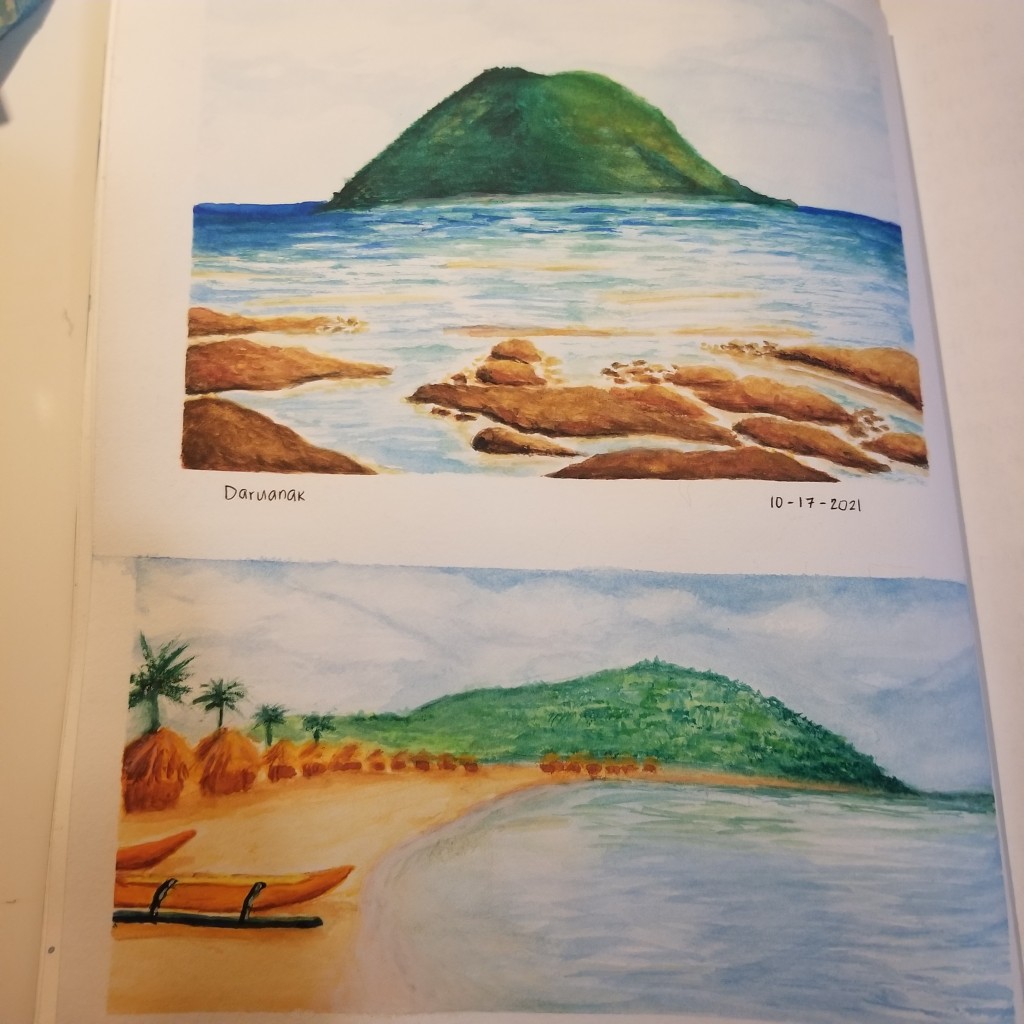 Childhood Beach drawing by Michelle | Doodle Addicts