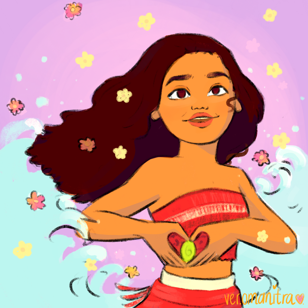 Moana drawing by vero | Doodle Addicts