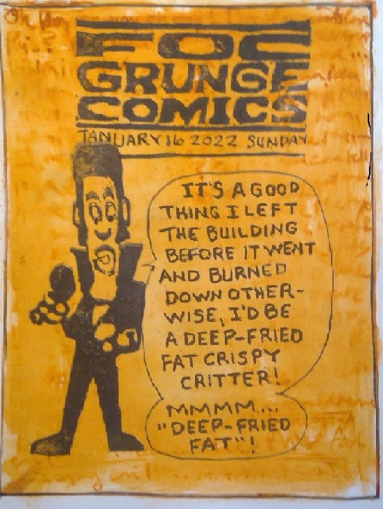 Deep Fried Fat drawing by Dave Douglas | Doodle Addicts