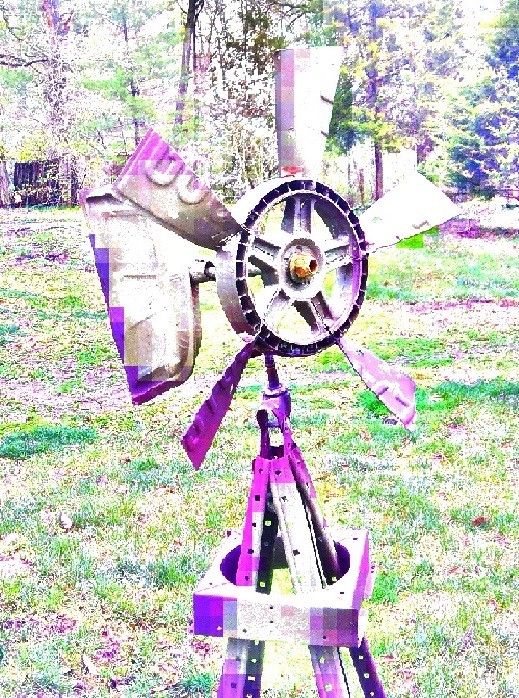 Recycled Windmill drawing by Dave Douglas | Doodle Addicts