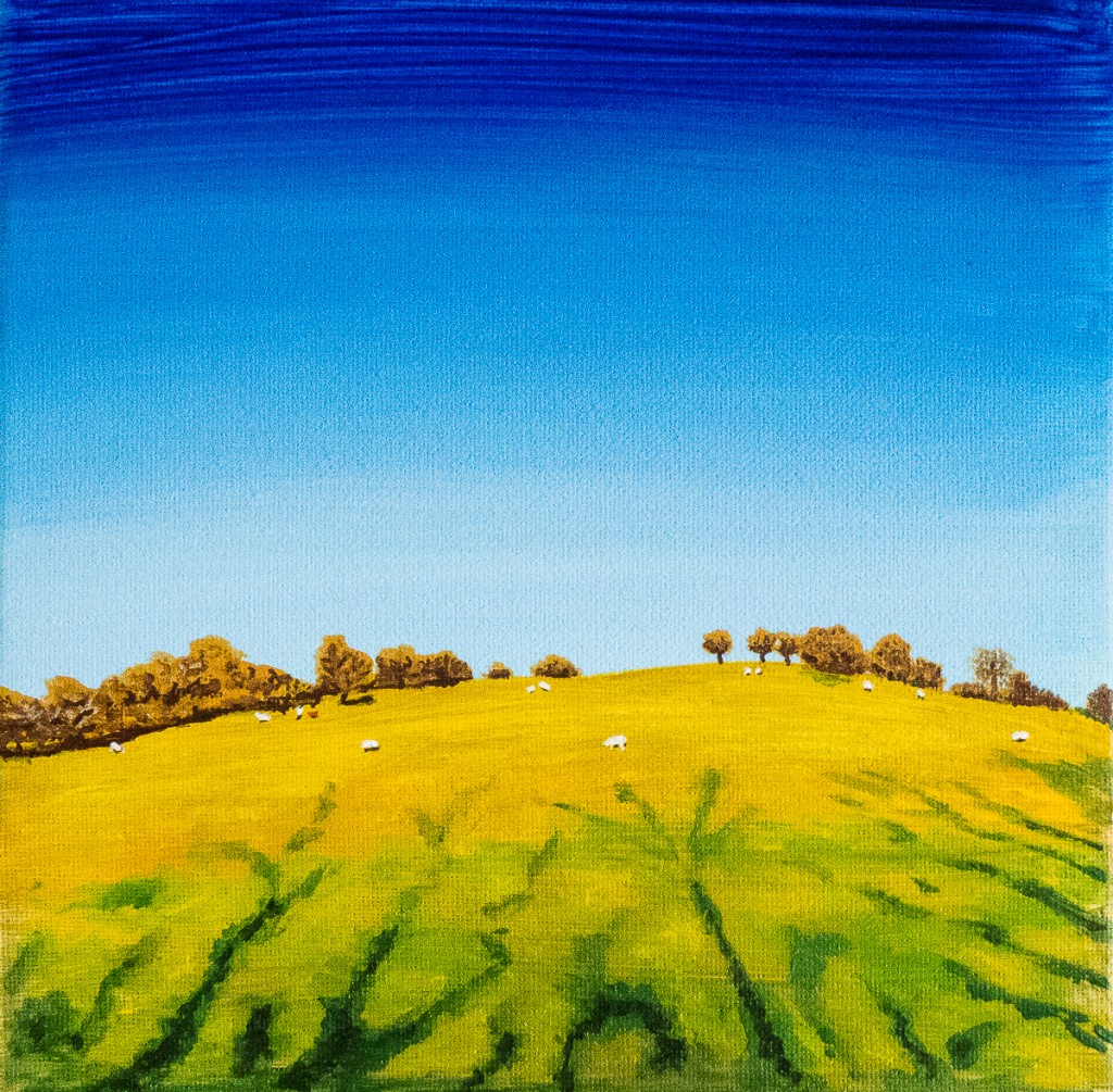 Trapp Countryside in Winter drawing by Chris Richards | Doodle Addicts