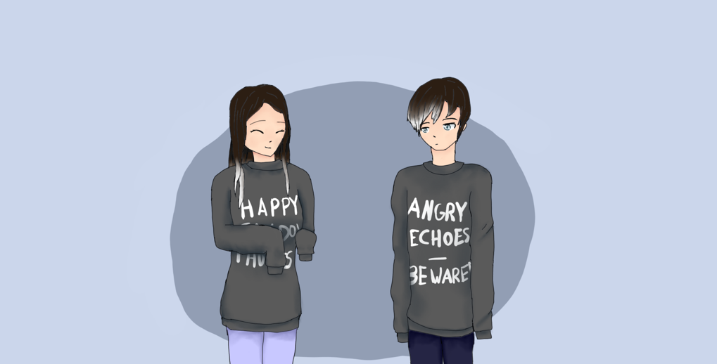 Happy Shadow Thoughts drawing by Kira | Doodle Addicts