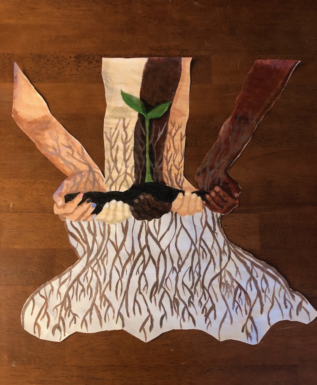 Diversity and Unity Mural drawing by Lynn | Doodle Addicts