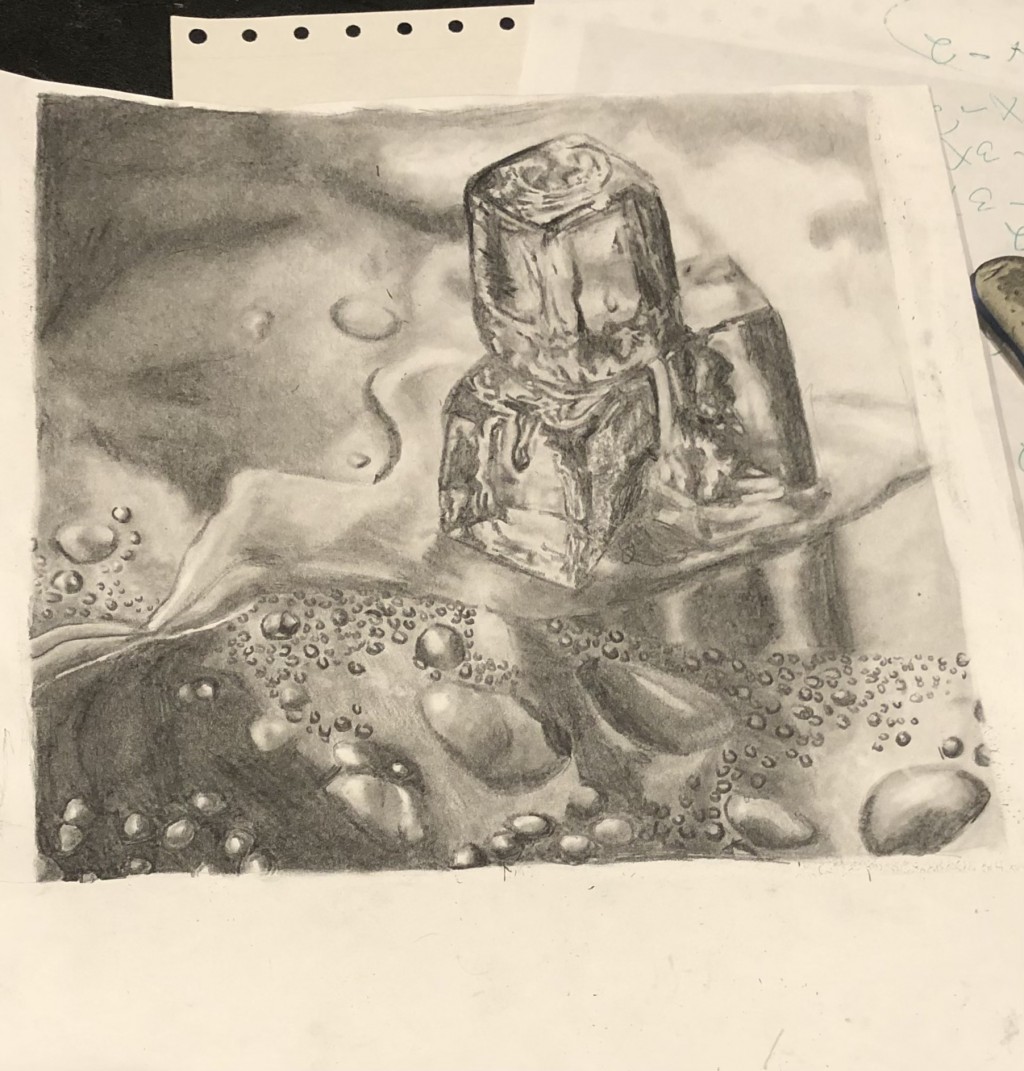 Ice Cubes drawing by Lynn | Doodle Addicts