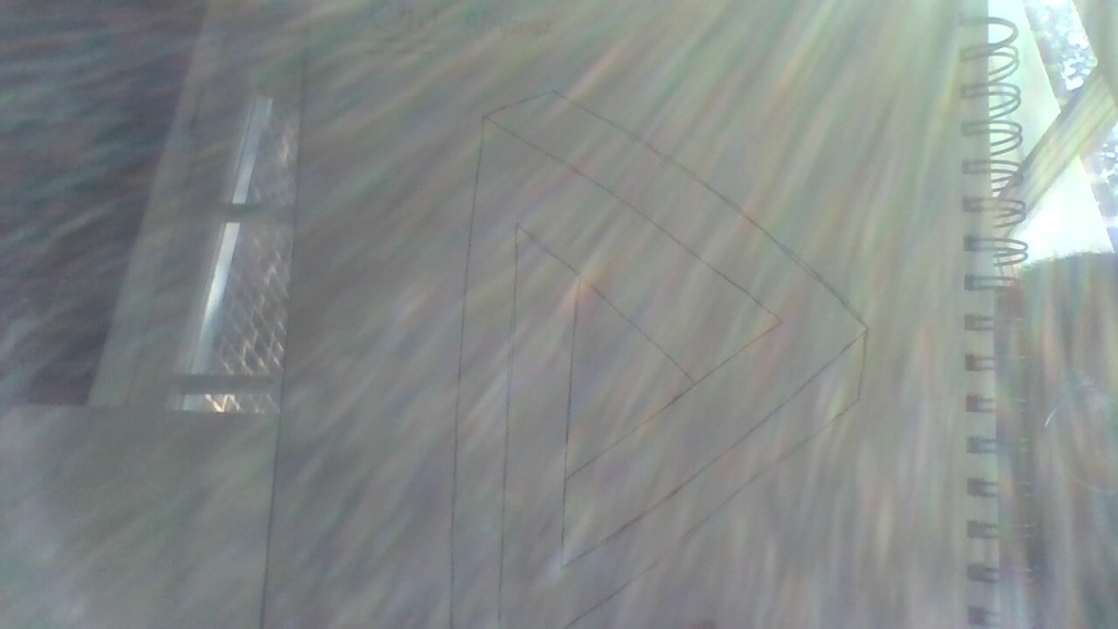 penrose triangle drawing by kanaiyah ward | Doodle Addicts