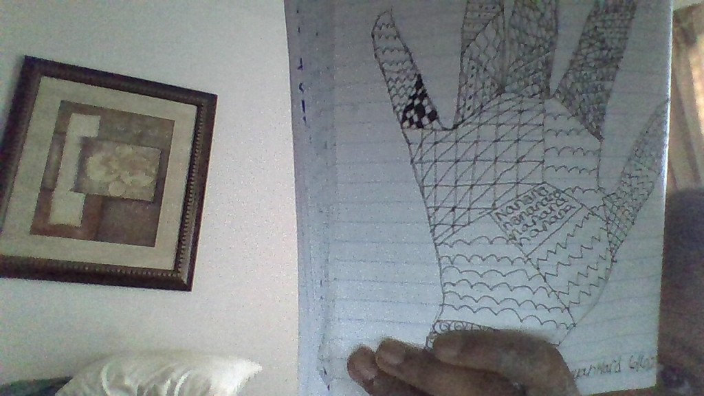 handtangle drawing by kanaiyah ward | Doodle Addicts