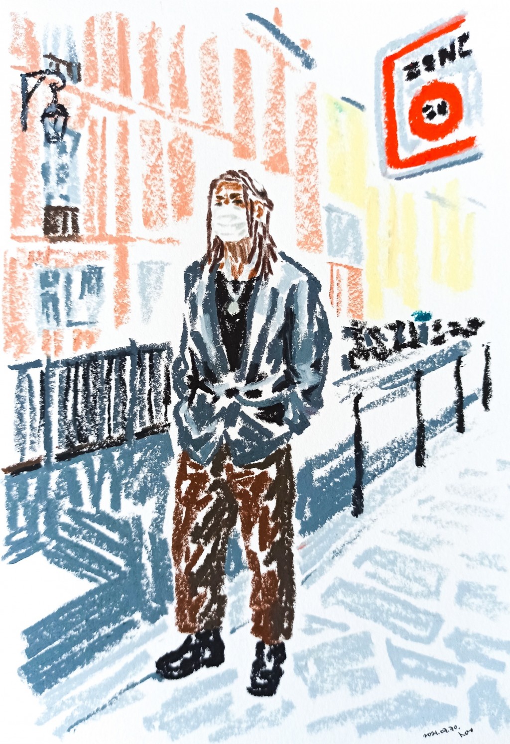 Snap sketch drawing by Young | Doodle Addicts