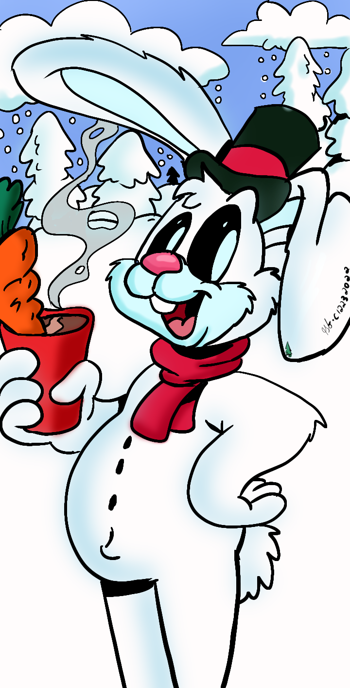 Snow Bonnie drawing by Ginger | Doodle Addicts