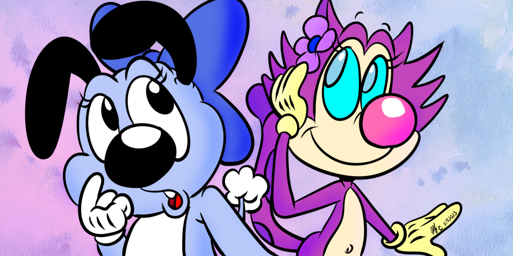 Kixxy and Mooksie- Hair Accessory try outs. drawing by Ginger | Doodle ...