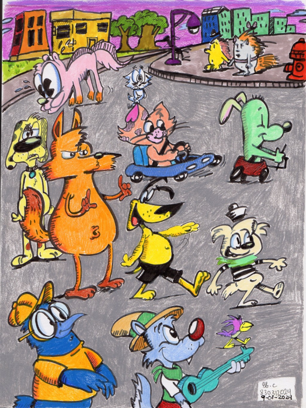Wacky Streetsters drawing by Ginger | Doodle Addicts