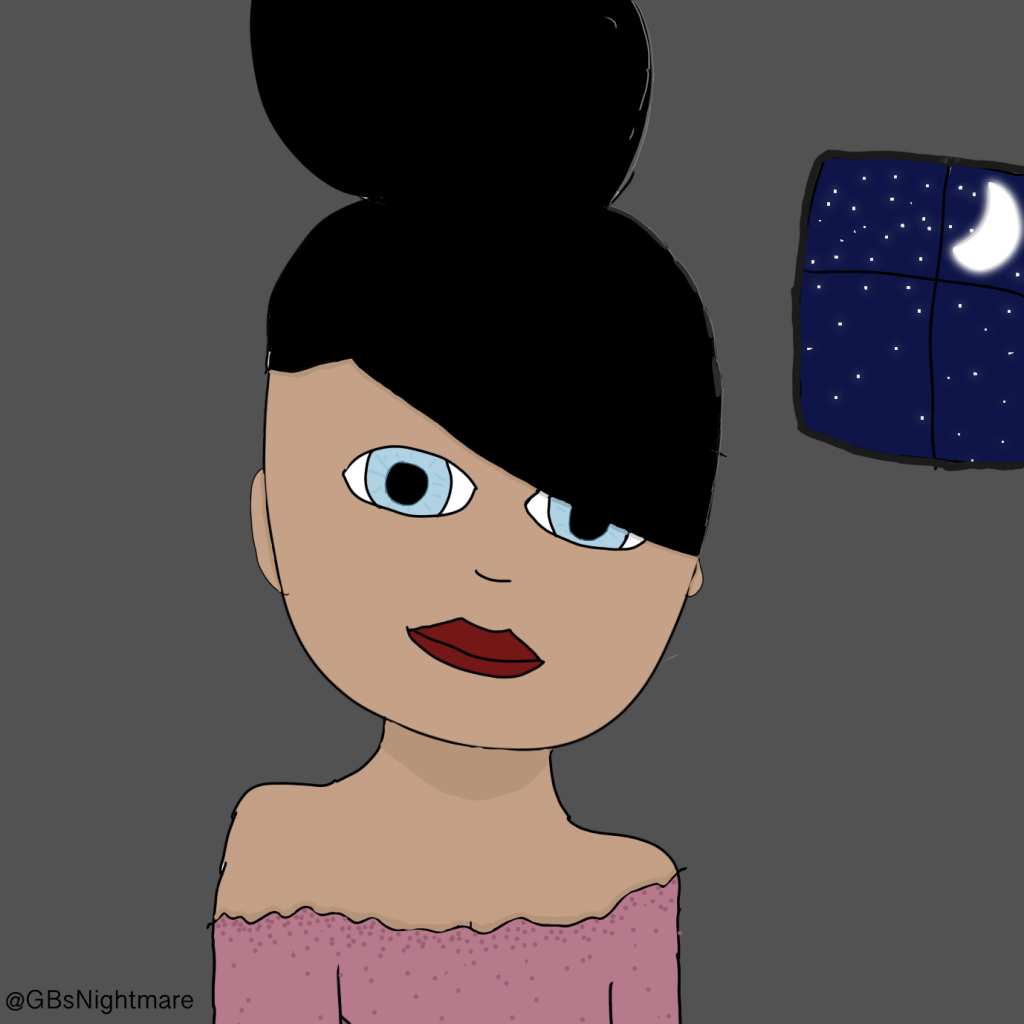 Lady with the Bun drawing by GLB | Doodle Addicts