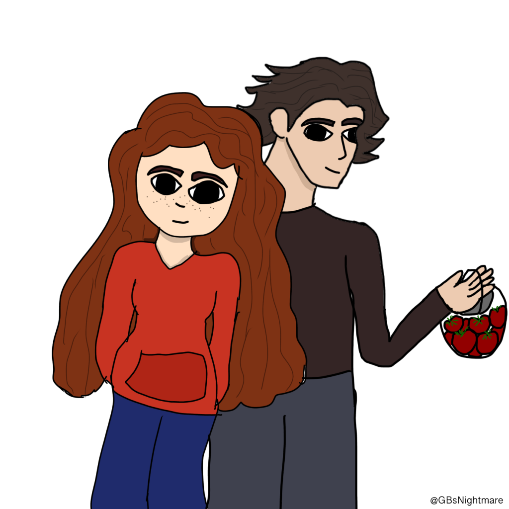 Scarlet and Wolf drawing by GLB | Doodle Addicts