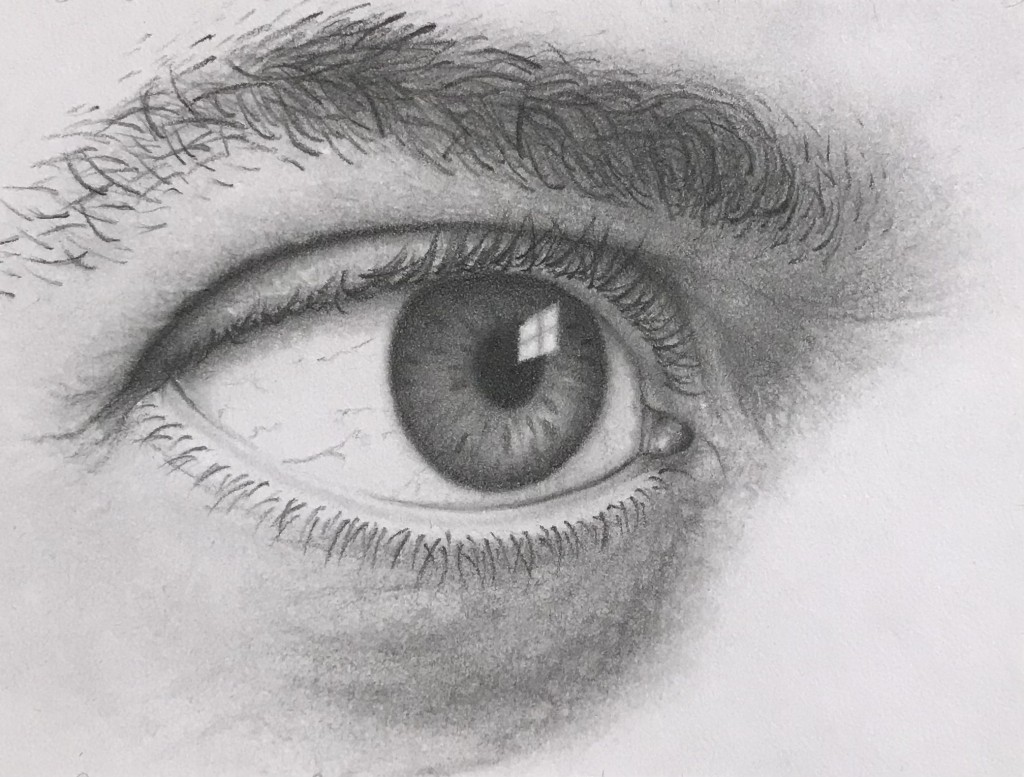 Eye study drawing by Misti | Doodle Addicts