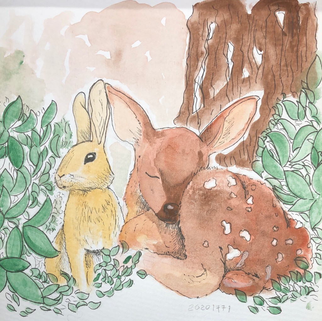 Forest friends drawing by Jay | Doodle Addicts