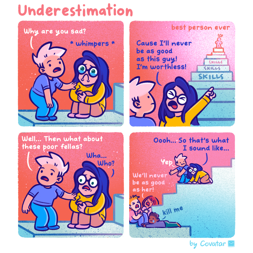 Underestimation drawing by The Covatar | Doodle Addicts