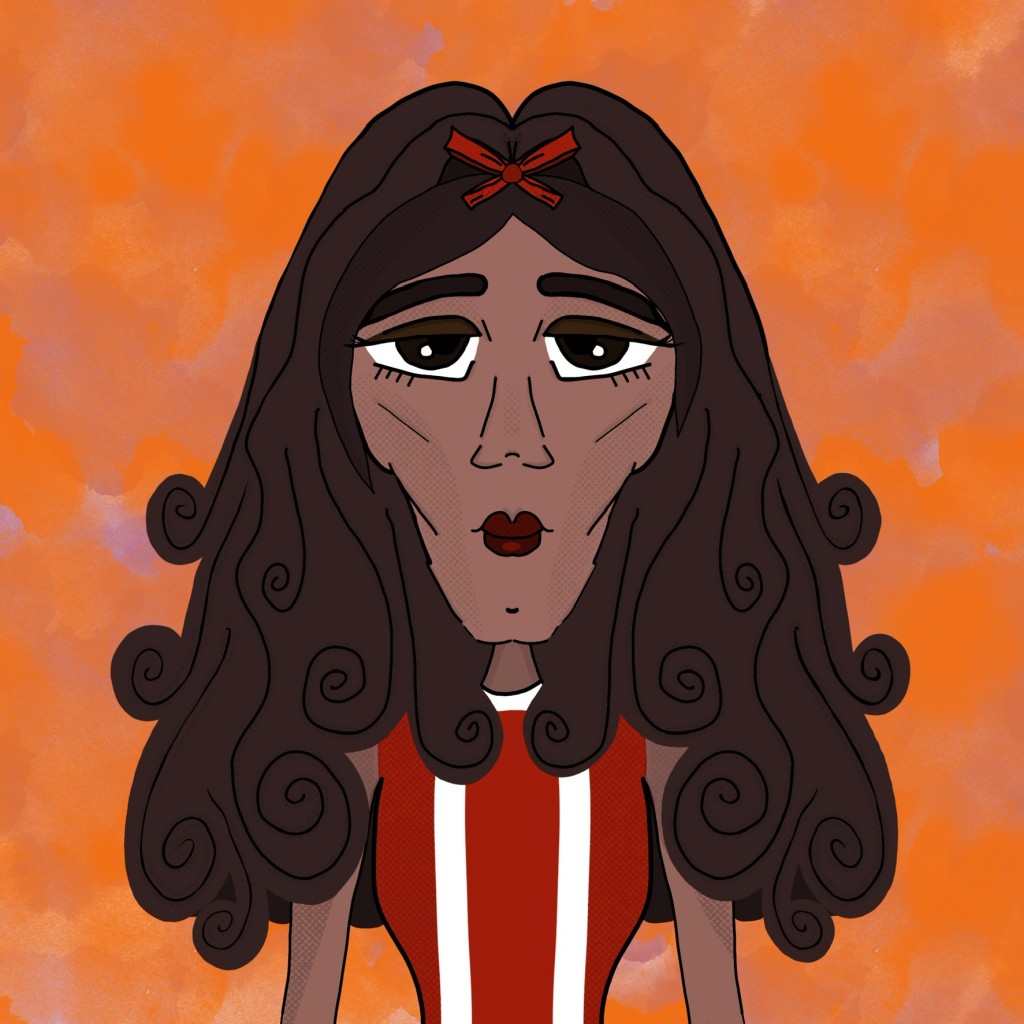 Mod Queen 4 drawing by Keely Schafer | Doodle Addicts