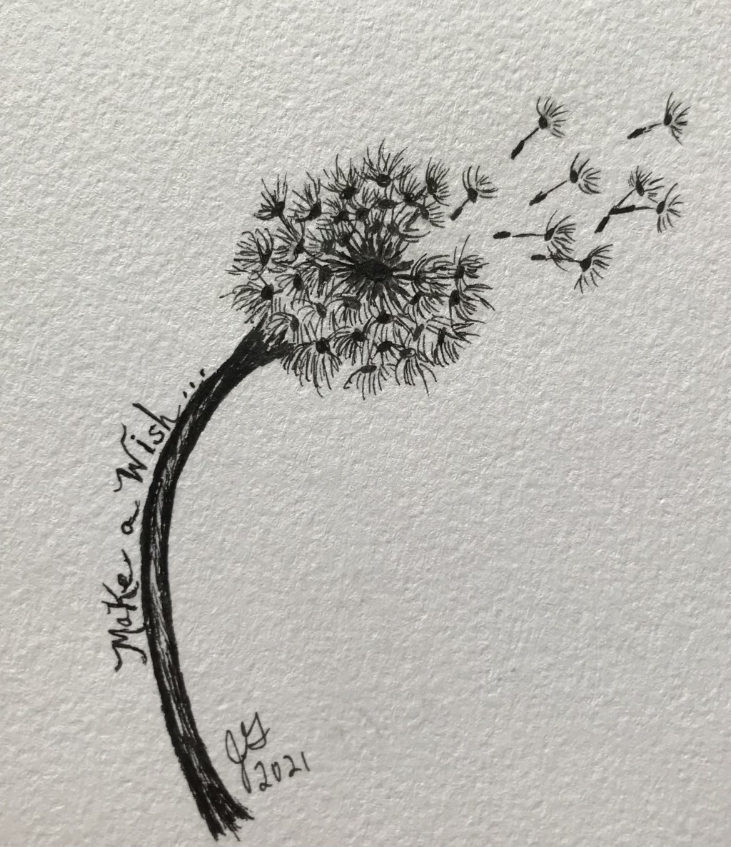 Make a Wish drawing by Jean Garro | Doodle Addicts