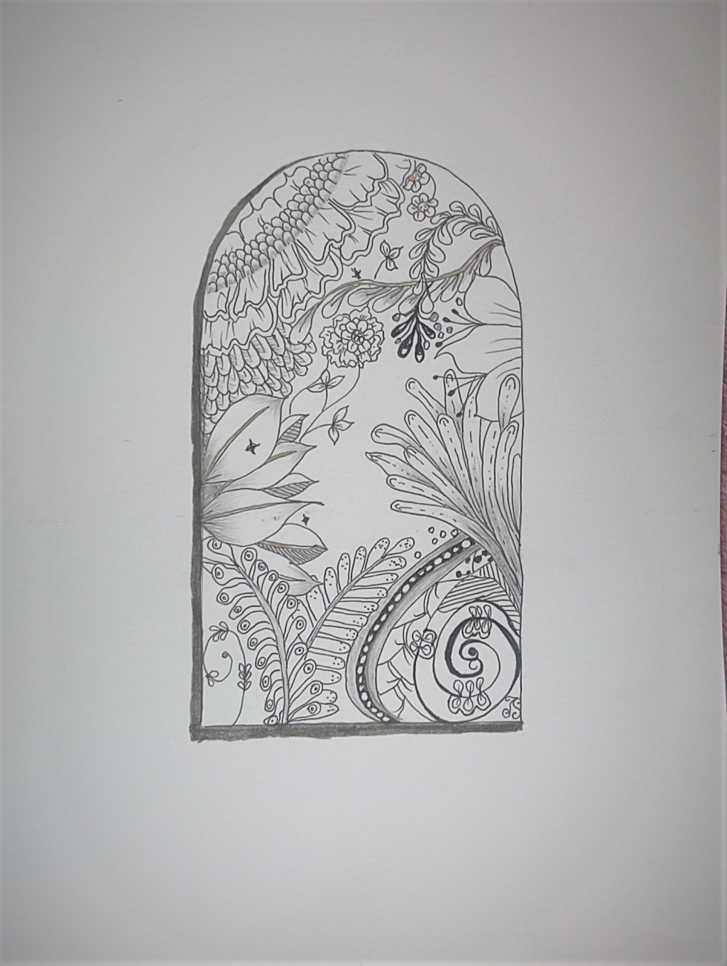 Garden Window drawing by Jennifer | Doodle Addicts
