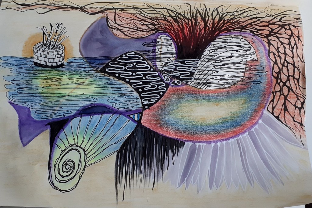 Abstract doodle drawing by Jennifer | Doodle Addicts