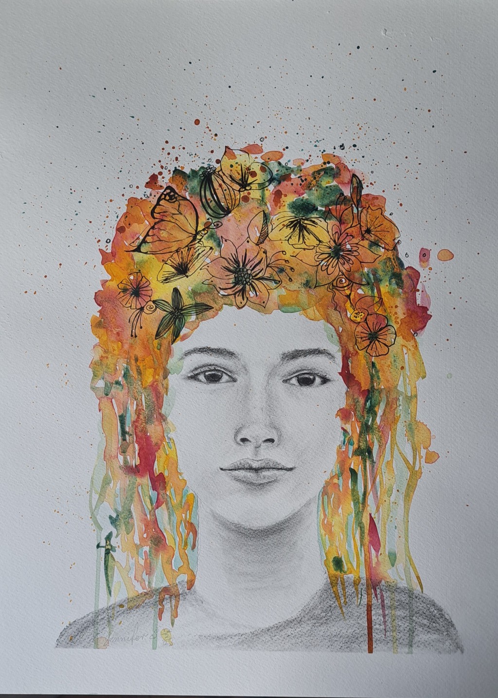 Connie drawing by Jennifer | Doodle Addicts