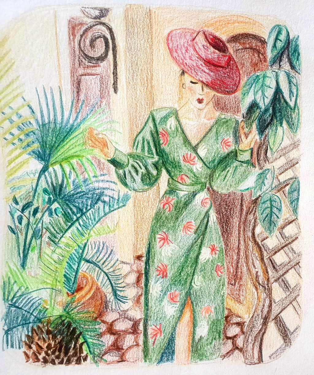 Iva in the 20s drawing by Anna | Doodle Addicts