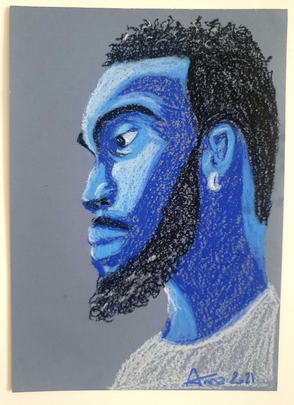 Blue Jo drawing by Anna | Doodle Addicts