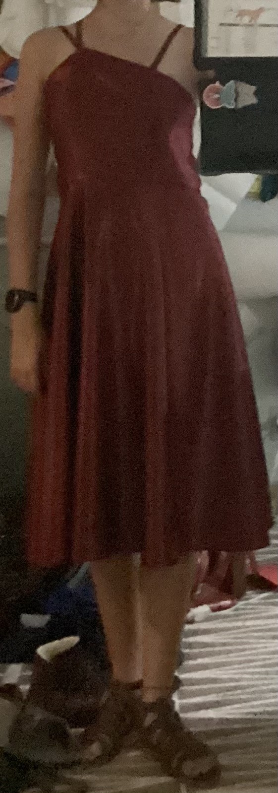 Homecoming dress drawing by Evi Kholin | Doodle Addicts