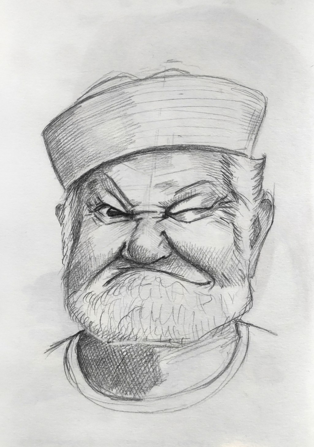 Sailor (random portrait) drawing by Timofei Shcheglov | Doodle Addicts
