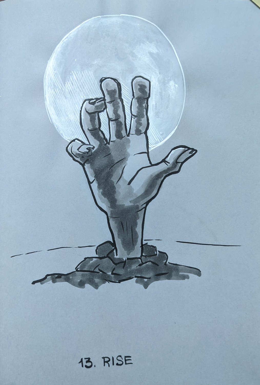 Rise drawing by TimShch | Doodle Addicts