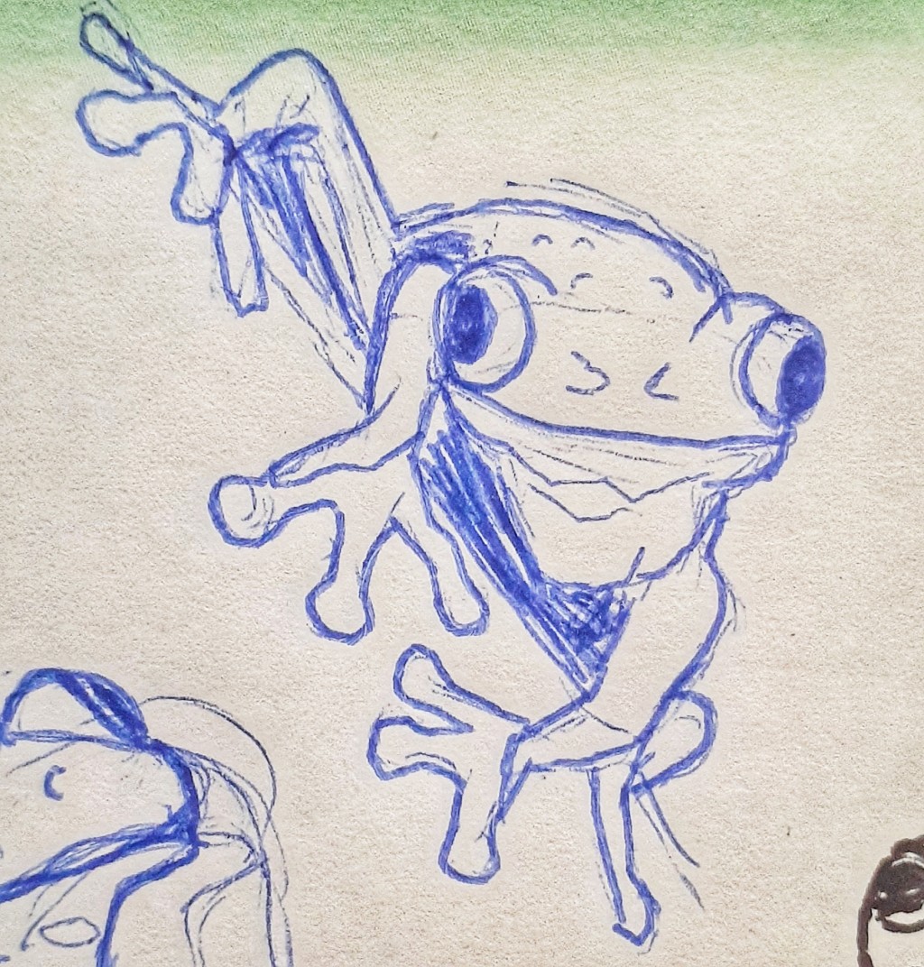 Rain Forest Frog drawing by Chantel | Doodle Addicts