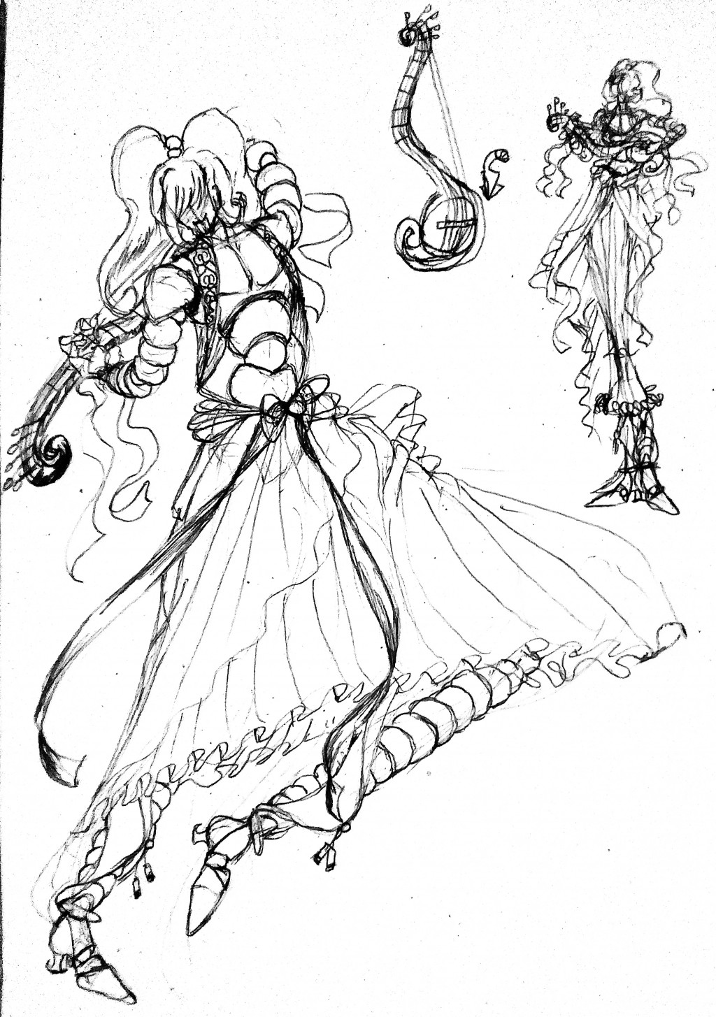 Flutter drawing by Acce | Doodle Addicts