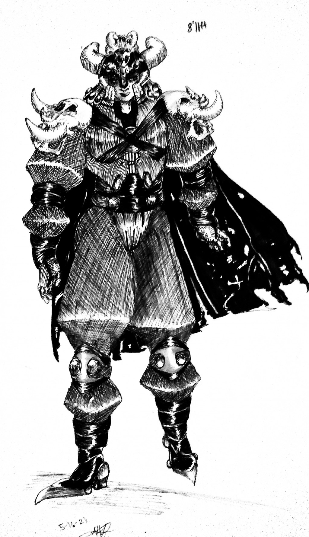 Armor drawing by Acce | Doodle Addicts