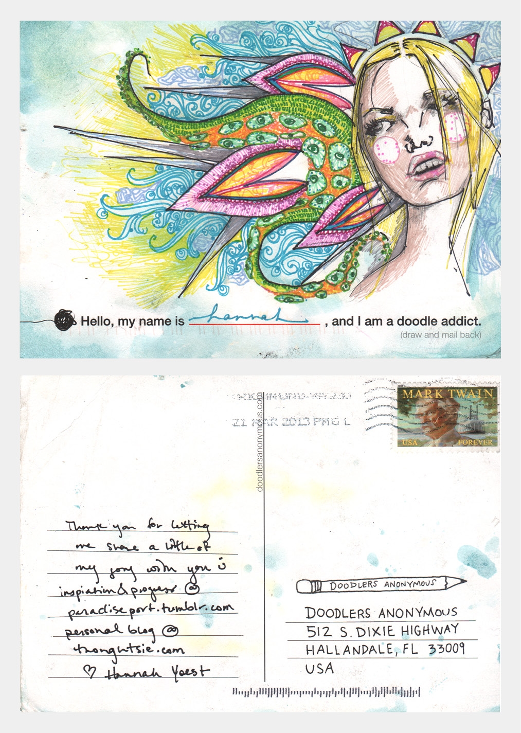 Untitled drawing by Hannah Yoest | Doodle Addicts