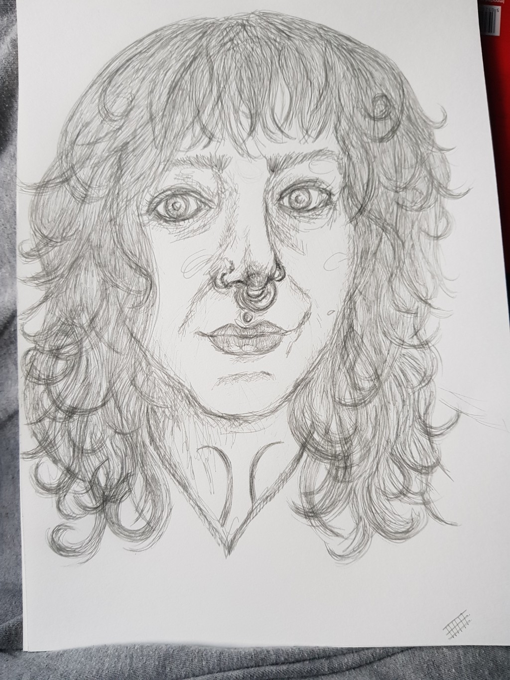 Moi drawing by Yānā Moon Craft & Art | Doodle Addicts