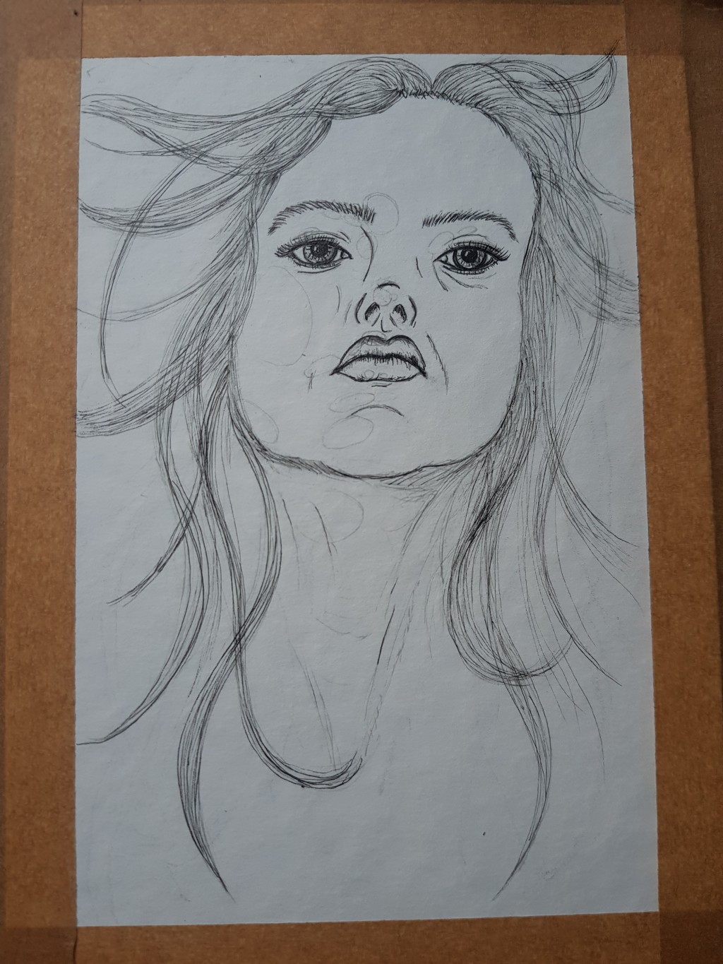 Brigid WIP drawing by Yānā Moon Craft & Art | Doodle Addicts