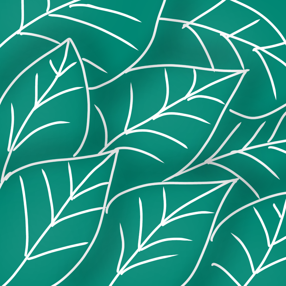 Leaf pattern drawing by Athena | Doodle Addicts