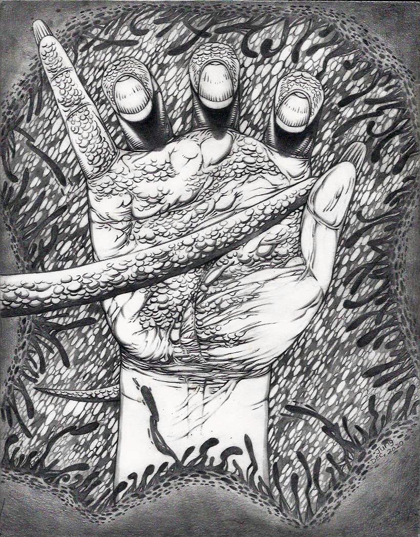 HAND OF HELL drawing by Sneezy | Doodle Addicts