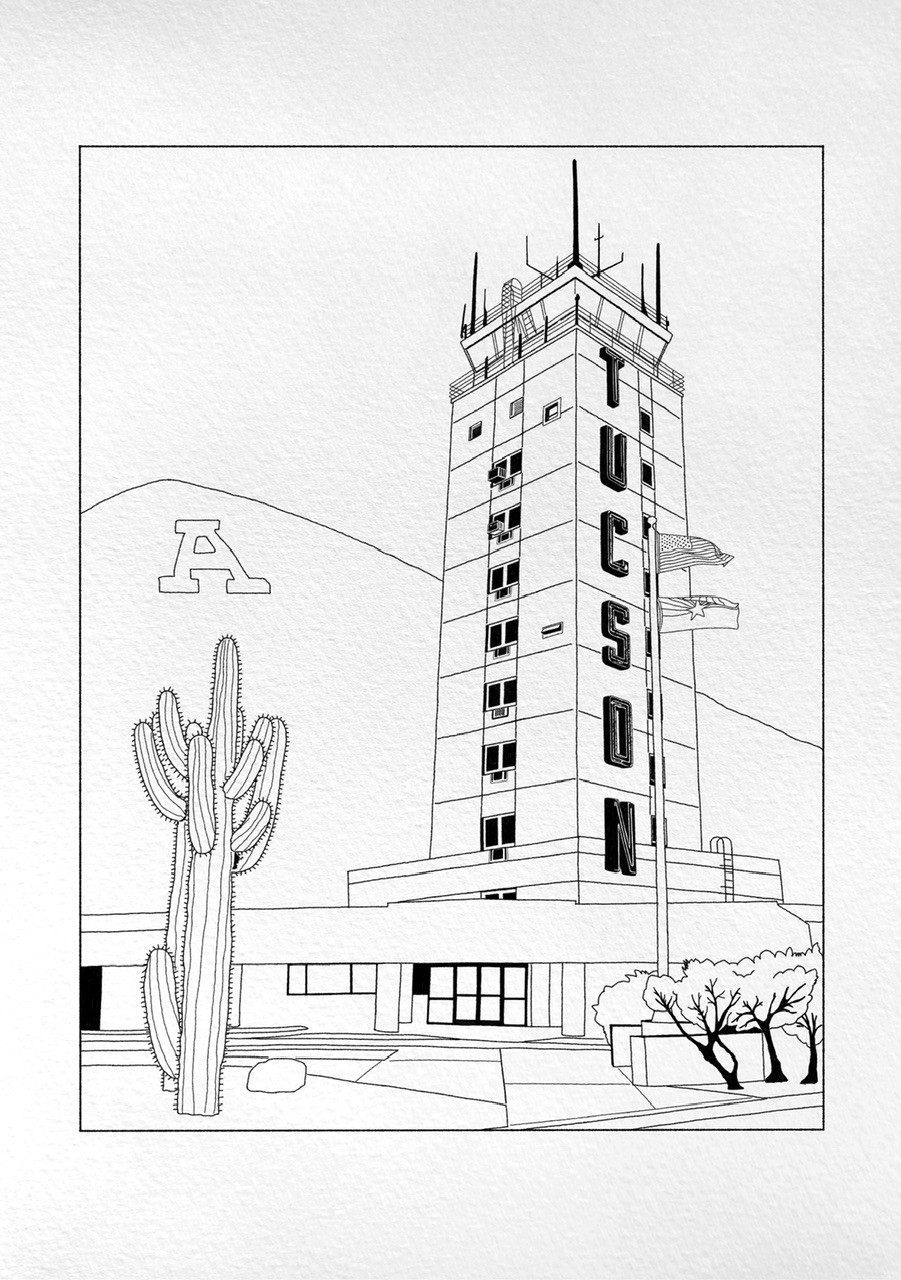Tucson drawing by Tunde O | Doodle Addicts
