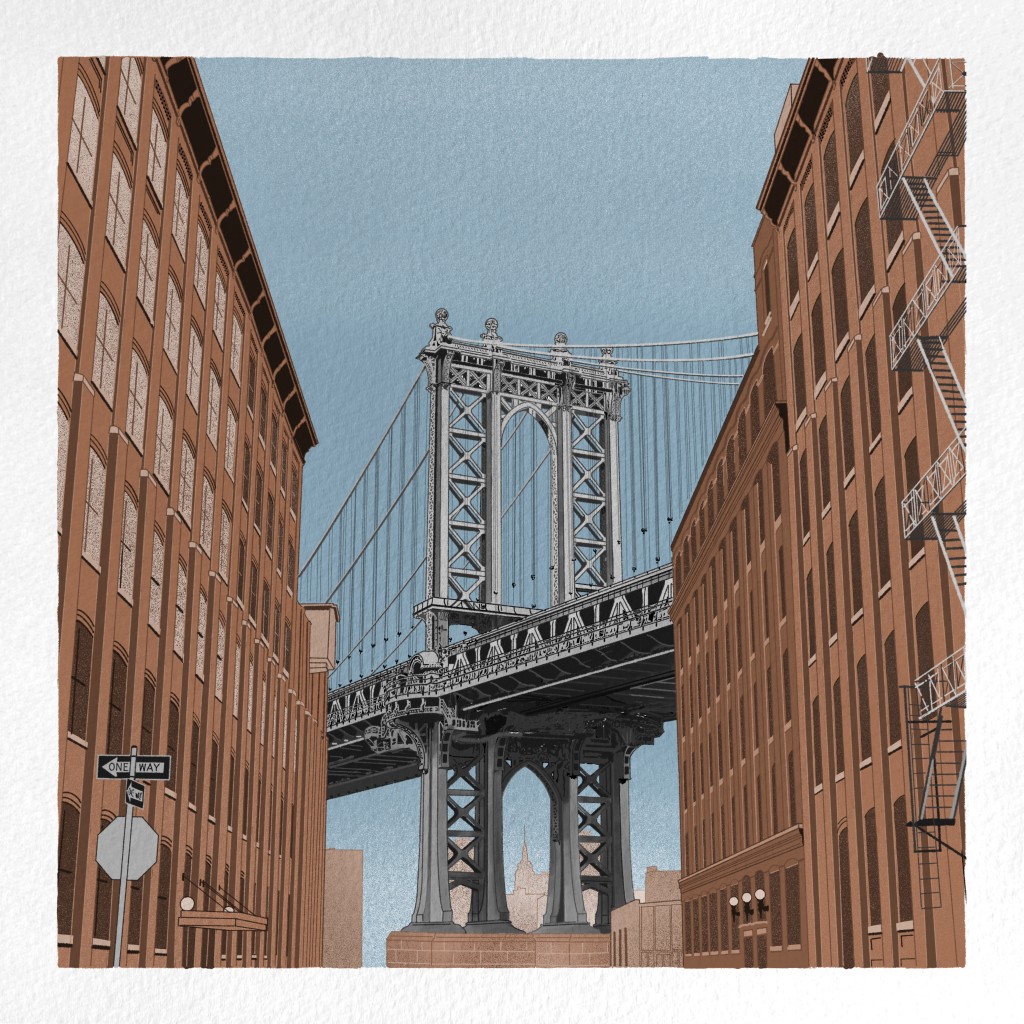 New York drawing by Tunde O | Doodle Addicts